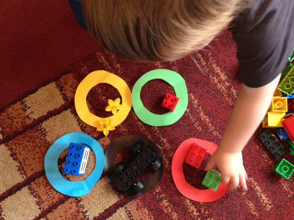 Olympic Lego ring sorting