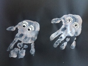 Hand print ghosts